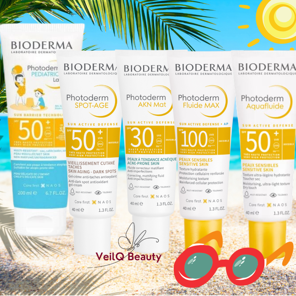 Jual Bioderma Photoderm MAX SPF100 MAT KID SPF50 AKN SPF30 Spot-Age ...