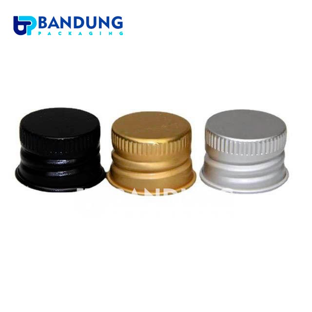 Jual Tutup Botol Ulir Almunium N24 Gold Hitam Silver N 24 Import ...