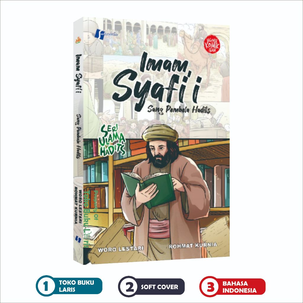 Jual Komik Imam Syafii Sang Pembela Hadits Nashirul Buku Anak Islam Seri Ulama Hadits Penerbit ...