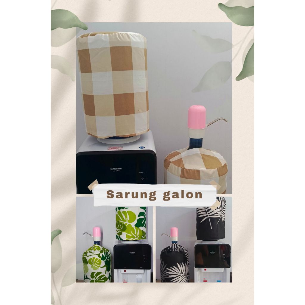 Jual SARUNG GALON DISPENSER MURAH CANTIK MULTI FUNGSI BISA GALON ...