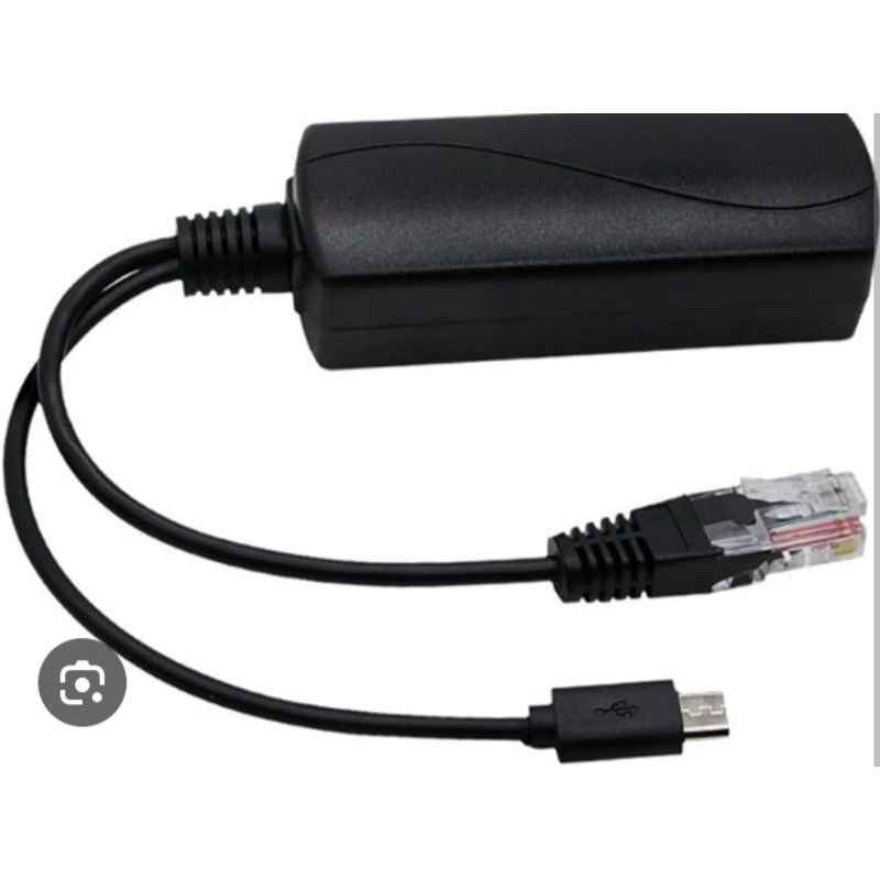 Jual poe splitter injector 48V-2A micro USB/splitter poe 48V-2A micro ...
