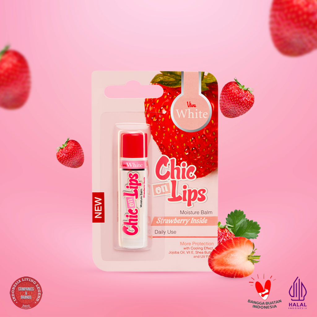 Jual VIVA CHIC ON LIPS [ Strawberry - Choco - Aloe - Orange ] | Shopee ...
