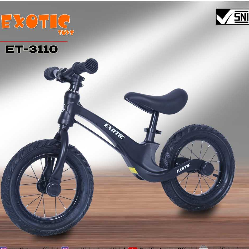 Jual Sepeda Anak Balance Bike EXOTIC ET 3110 ET 3112 & ET 3113 PUSH ...