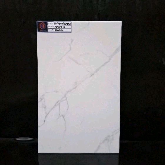 Jual KERAMIK DINGDING 25X40 HYPNO BIANCO | Shopee Indonesia