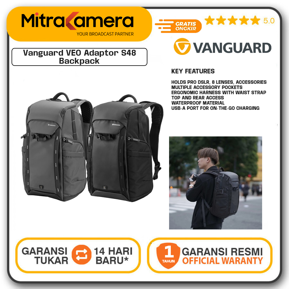 Jual Vanguard VEO Adaptor S48 Camera Backpack | Shopee Indonesia