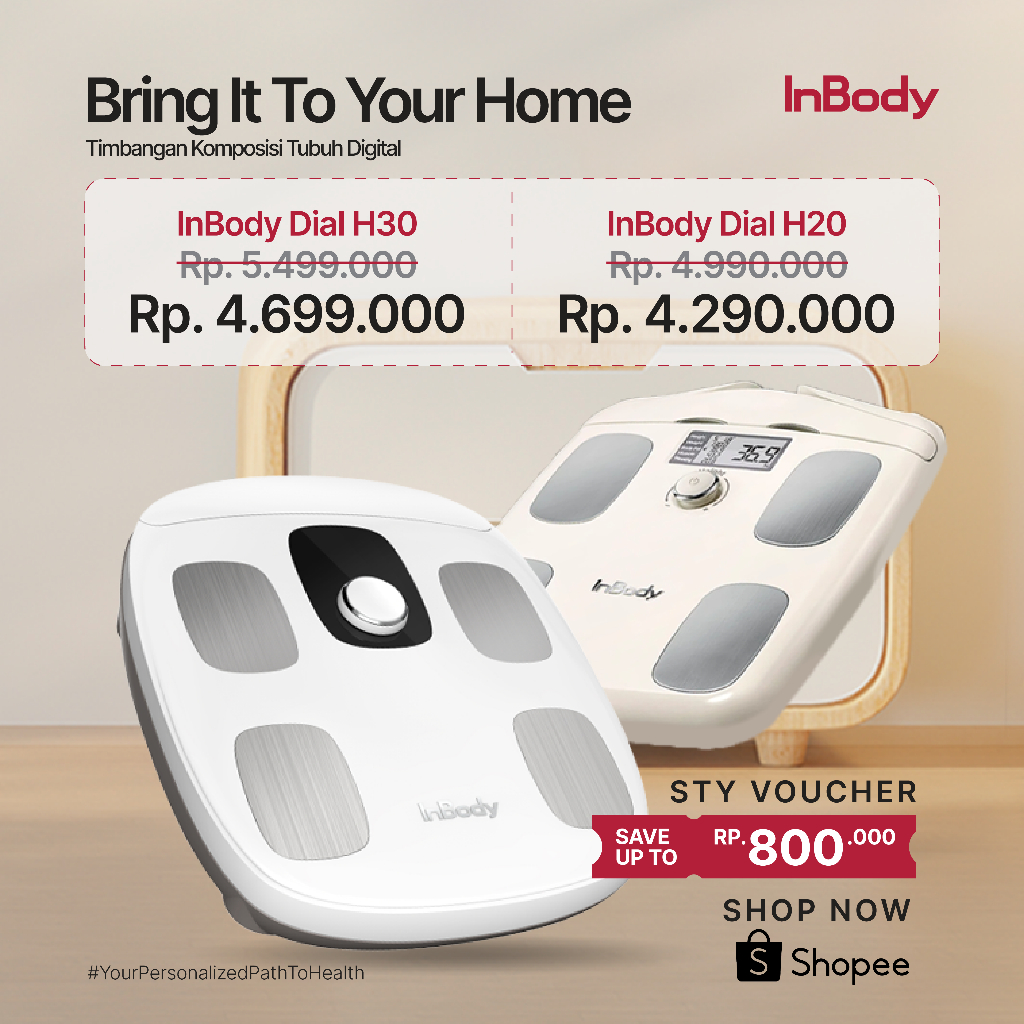 Jual InBody Dial H20 - Full Body Composition Scale - Timbangan Komposisi Tubuh Digital BMI ...