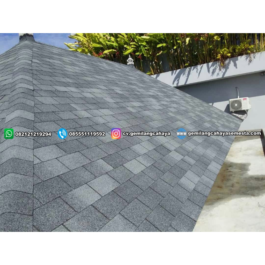 Jual Bali Bitumen | Asphalt Shingles | Genteng Aspal Flat ( Atap Sirap ...