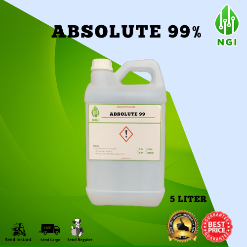 Jual absolute 99% / alkohol 99% 5 liter | Shopee Indonesia