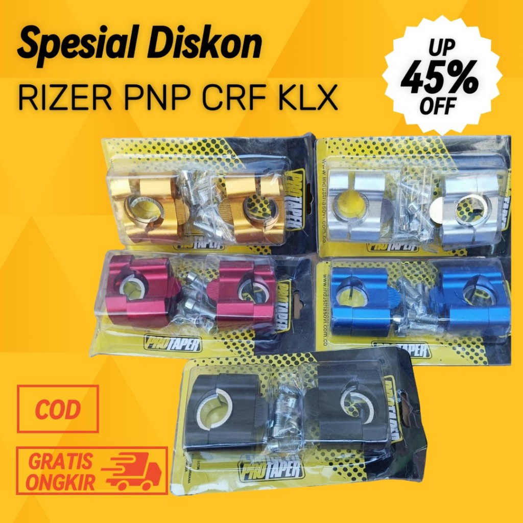 Jual (BISA COD) RISER RAISER PENINGGI STANG PNP CRF KLX WR SUREX HEREX ...