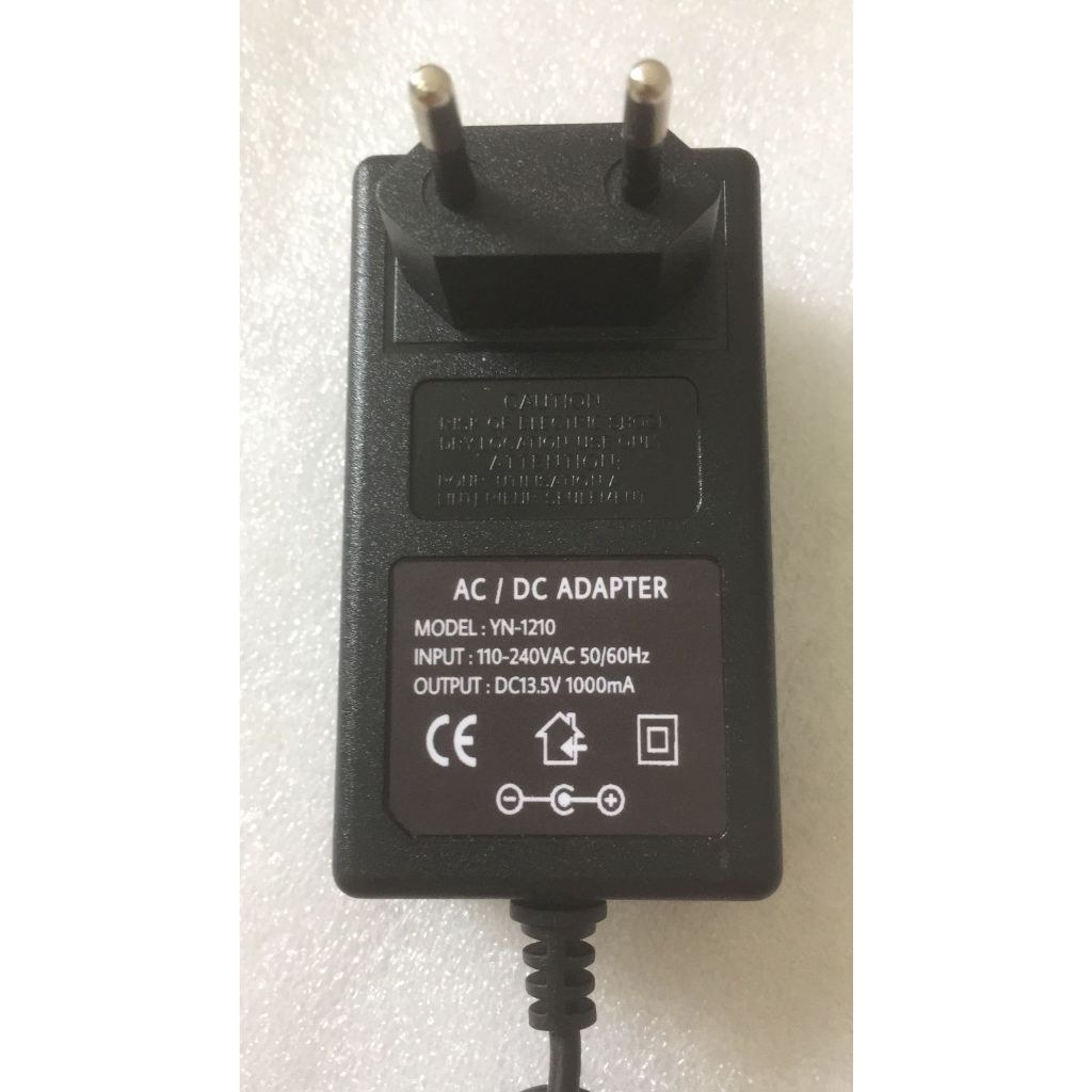 Jual AC/DC ADAPTER DC13.5V 1000mA Model : YN-1210 | Shopee Indonesia