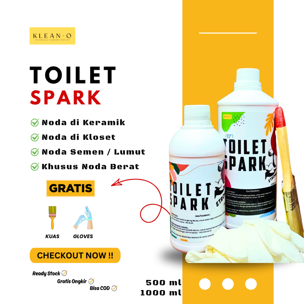 Jual Toilet Spark | Cairan Pembersih Kamar Mandi, Kloset, Keramik ...