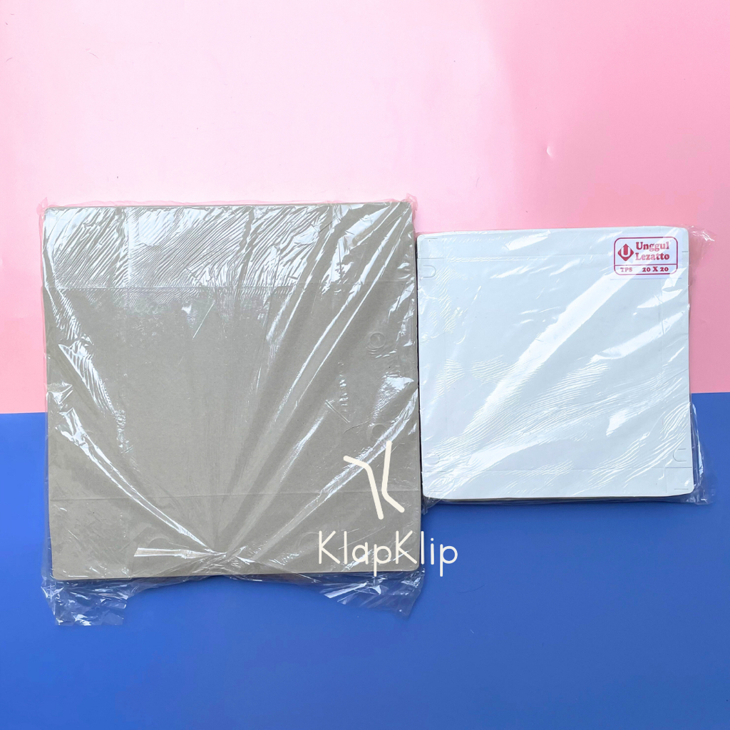 Jual Kotak Kue / Dus Kue / Box , Makanan, Nasi | Ukuran 25x25 | Putih ...