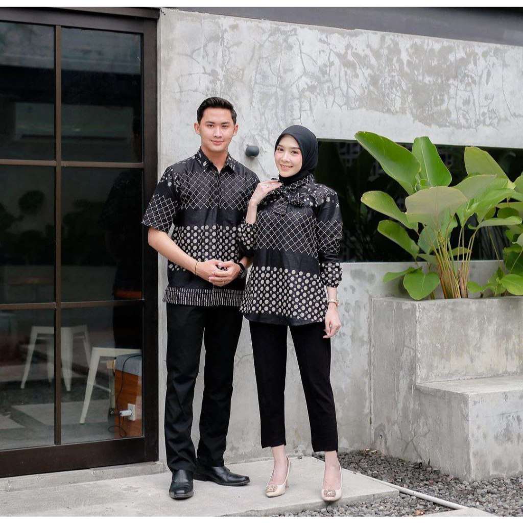 Jual Benang Raja Batik Couple Pria Wanita Katun Motif Etnie Jaring ...