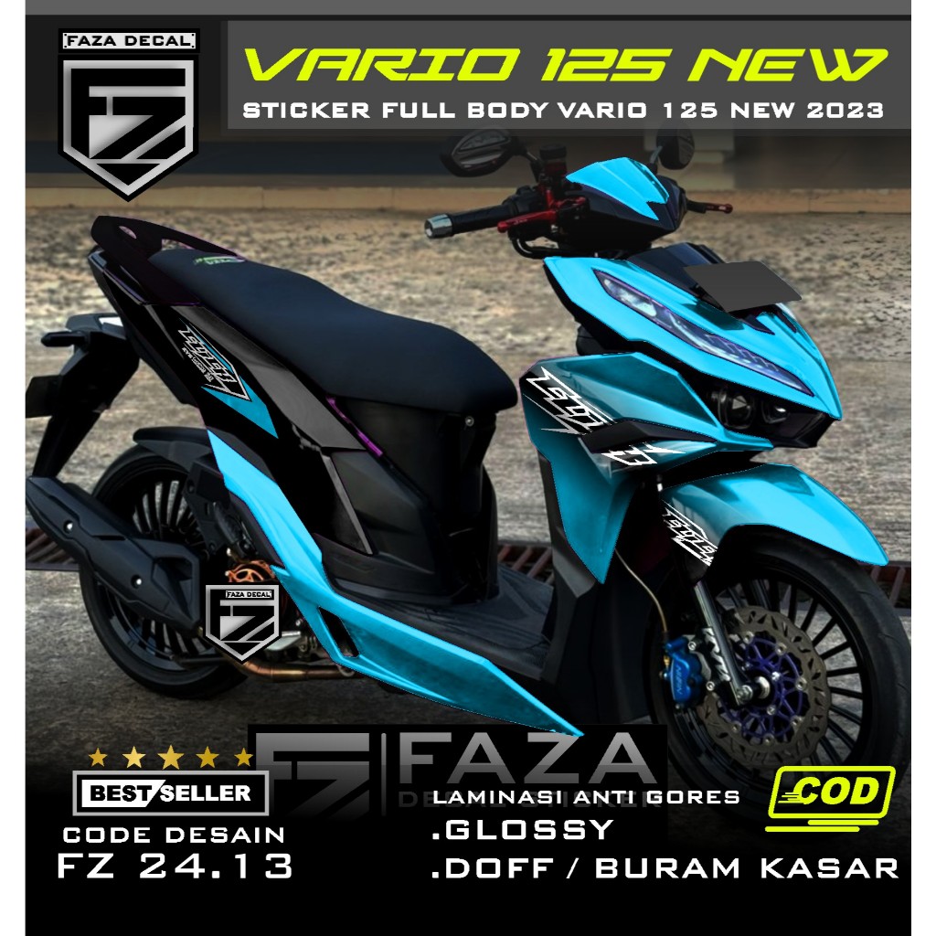 Jual (COD)Decal Stiker Vario 125 New 2023 2024 Full Body Terbaru - Sticker Variasi Vario Gen 2 ...