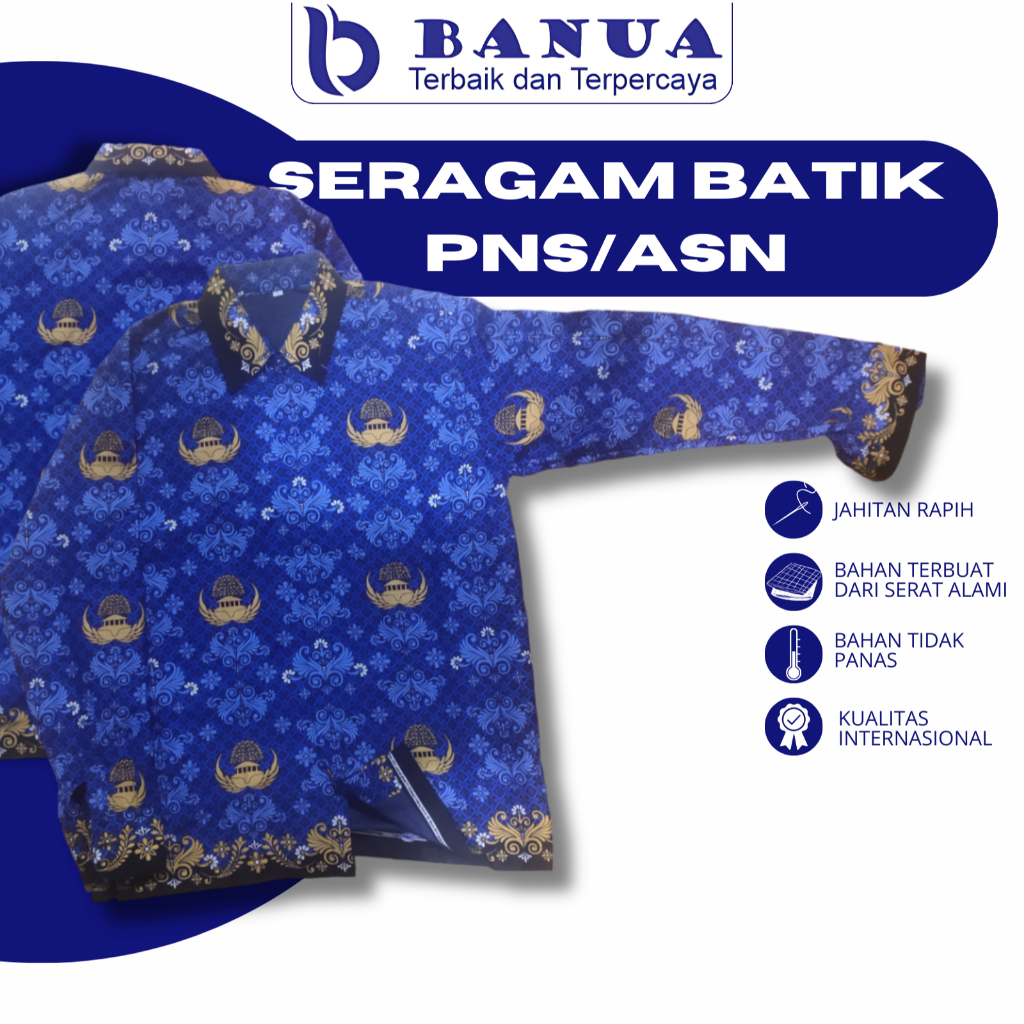 Jual Seragam Batik KOPRI | Seragam Batik ASN | Seragam Batik PNS ...