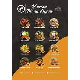 Jual CETAK DAFTAR MENU MURAH DAN SATSET | Shopee Indonesia