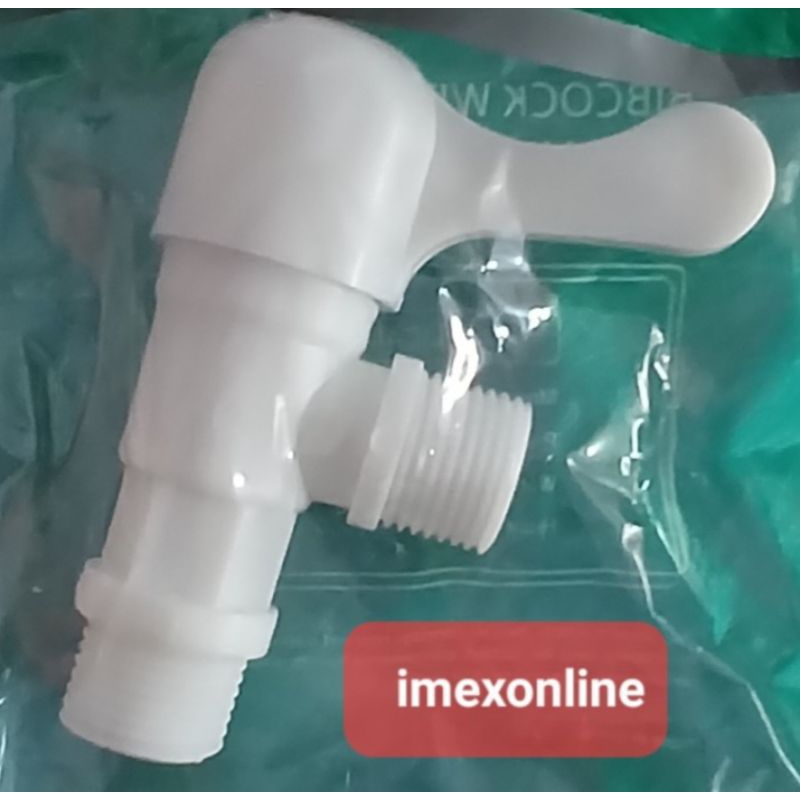 Jual Kran shower PVC/ Kran Tee Shower/Stop kran PVC FRUD-Single ...