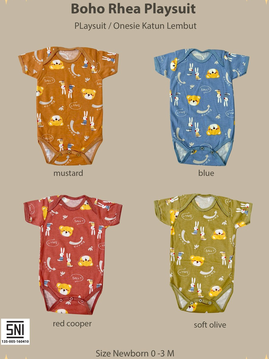 Jual Boho Rhea Onsie - baju bayi onsie atau playsuit 0 - 3 bulan bahan ...