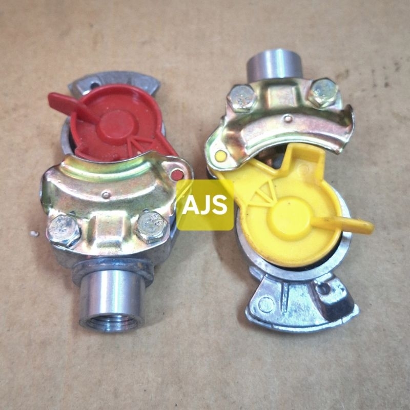 Jual Salaman Trailer Set Palm Coupling 1 Set Merah Dan Kuning | Shopee ...