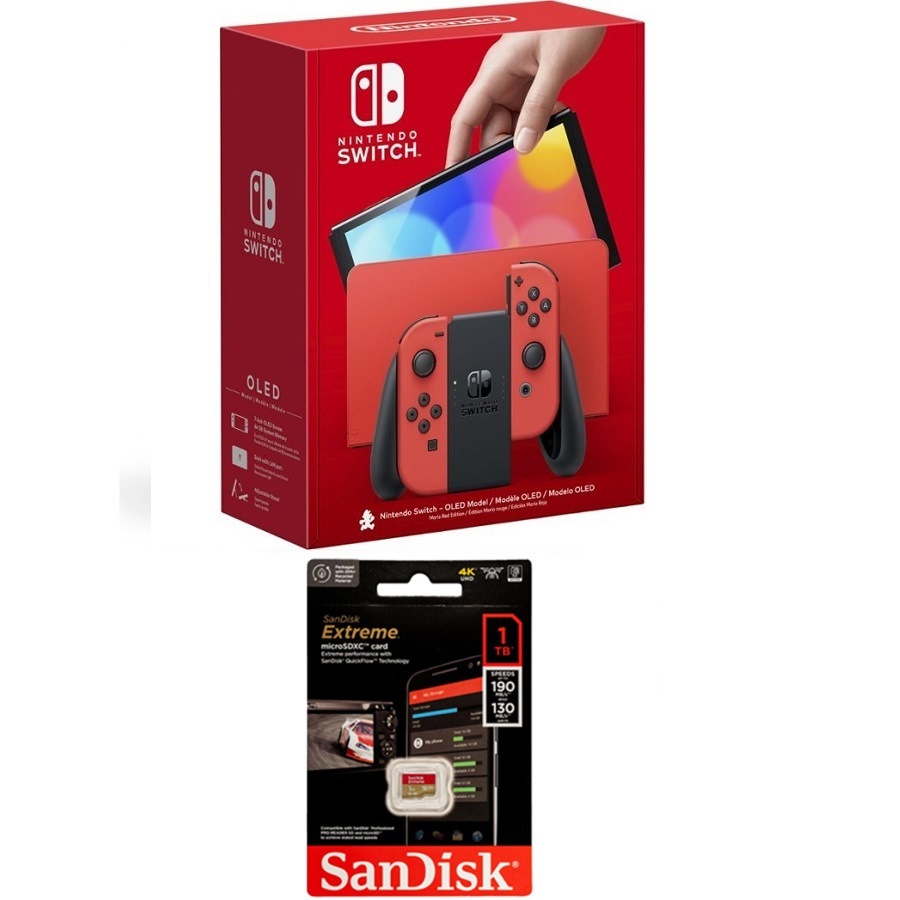 Jual Switch Oled Red 1TB Full Games Cfw | Shopee Indonesia