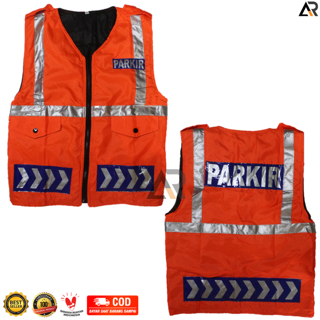 Jual Rompi Parkir Bahan Parasut Terbaru/Rompi Juru Parkir/Rompi ...