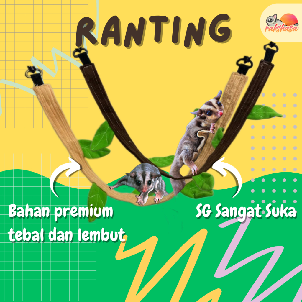 Jual Mainan/Panjat Tali Sugar Glider Ranting | Shopee Indonesia