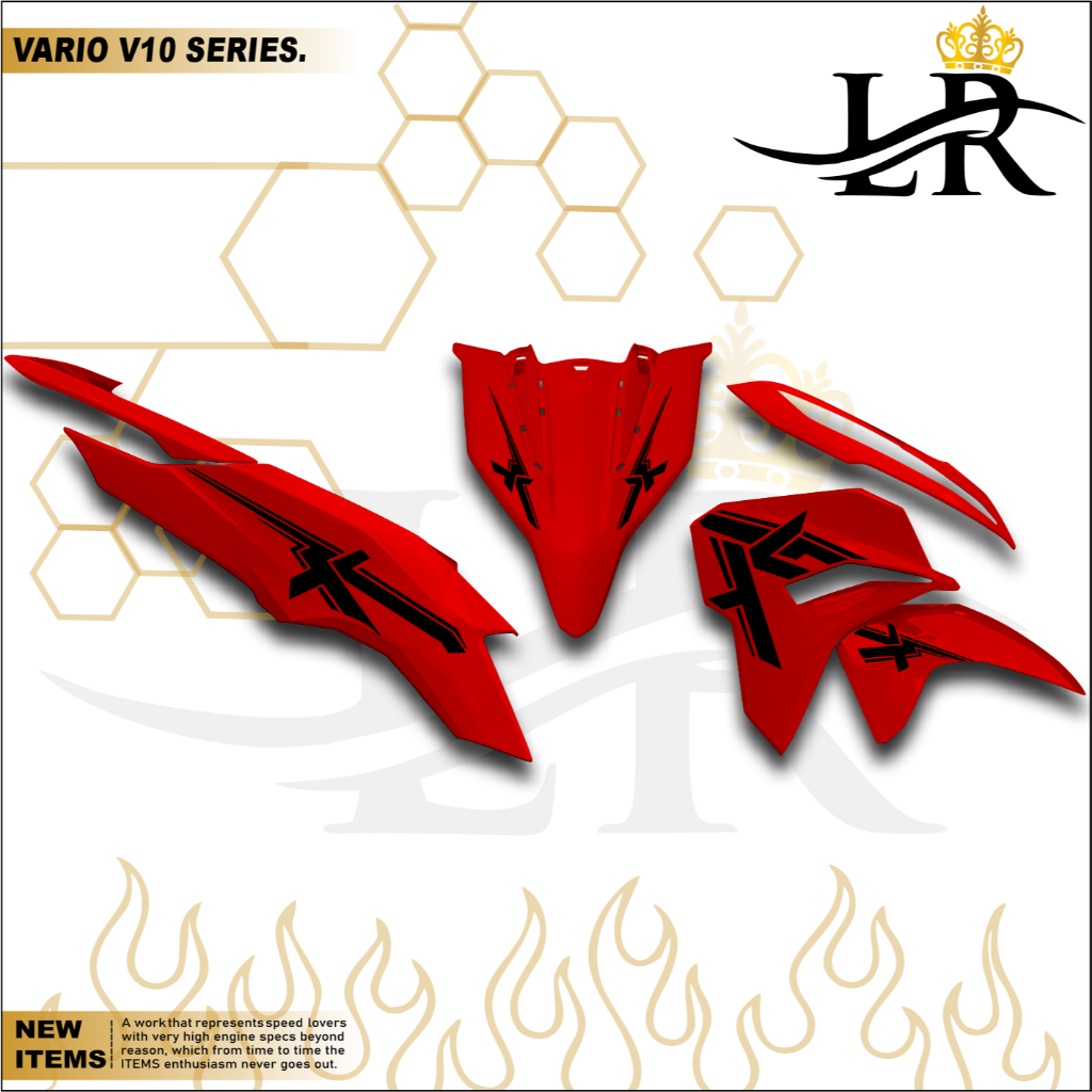 Jual V10 CUTTING STICKER STRIPING VARIASI VARIO NEW 2023 STRIPING VARIO 125 GEN 2 LIS BODY VARIO ...