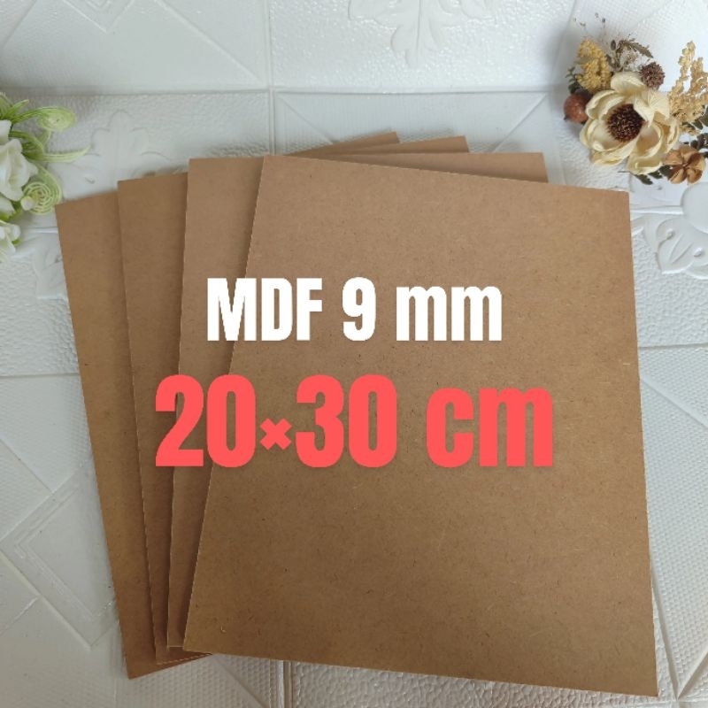 Jual PAPAN kayu mdf murah ukuran 20x30 cm tebal 9 mm | Shopee Indonesia