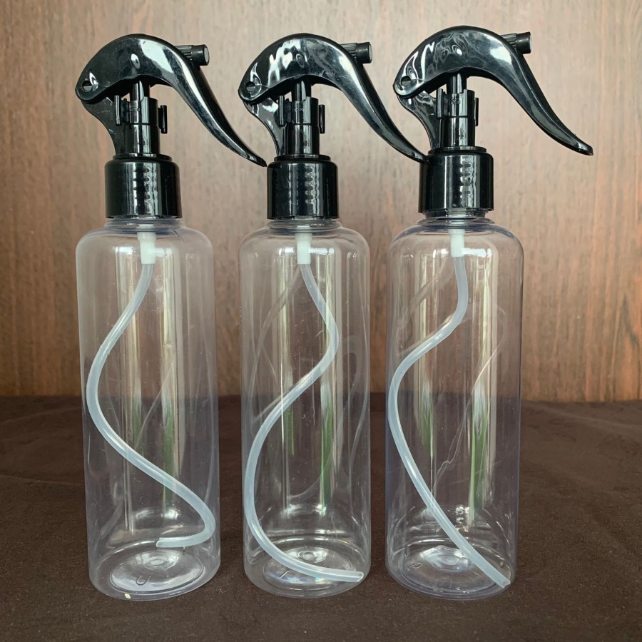 Jual Botol Spray Trigger 250ml PET Tebal Trigger tutup Hitam sprayer 250 ml | Shopee Indonesia