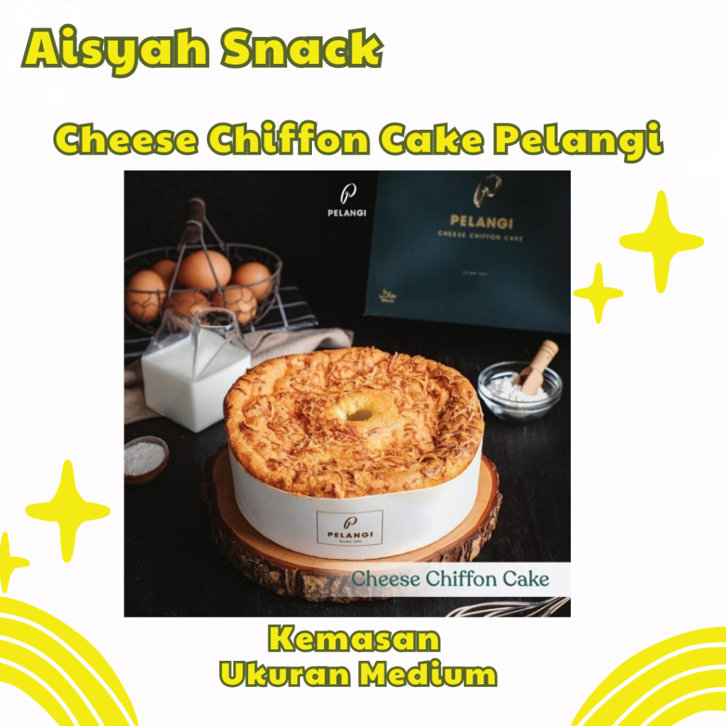 Jual PELANGI Cheese Chiffon Cake Medium Semarang - Chiffon Medium ...