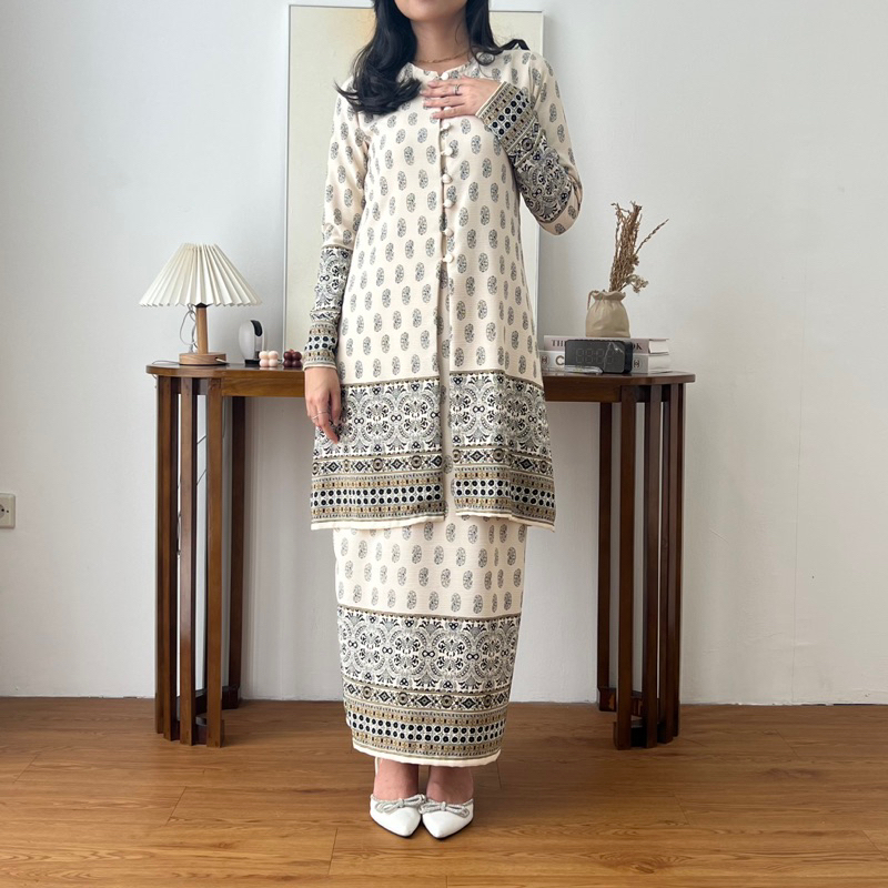 Jual Hoolaqueen - Zoya Set Melayu - Baju Kurung Motif - Set Kurung ...