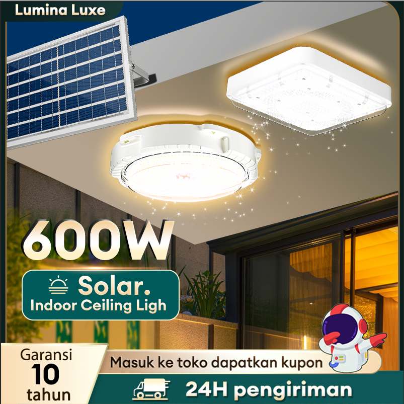 Jual 【7 hari gratis】lampu tenaga surya solar plafon rumah Lampu led ...