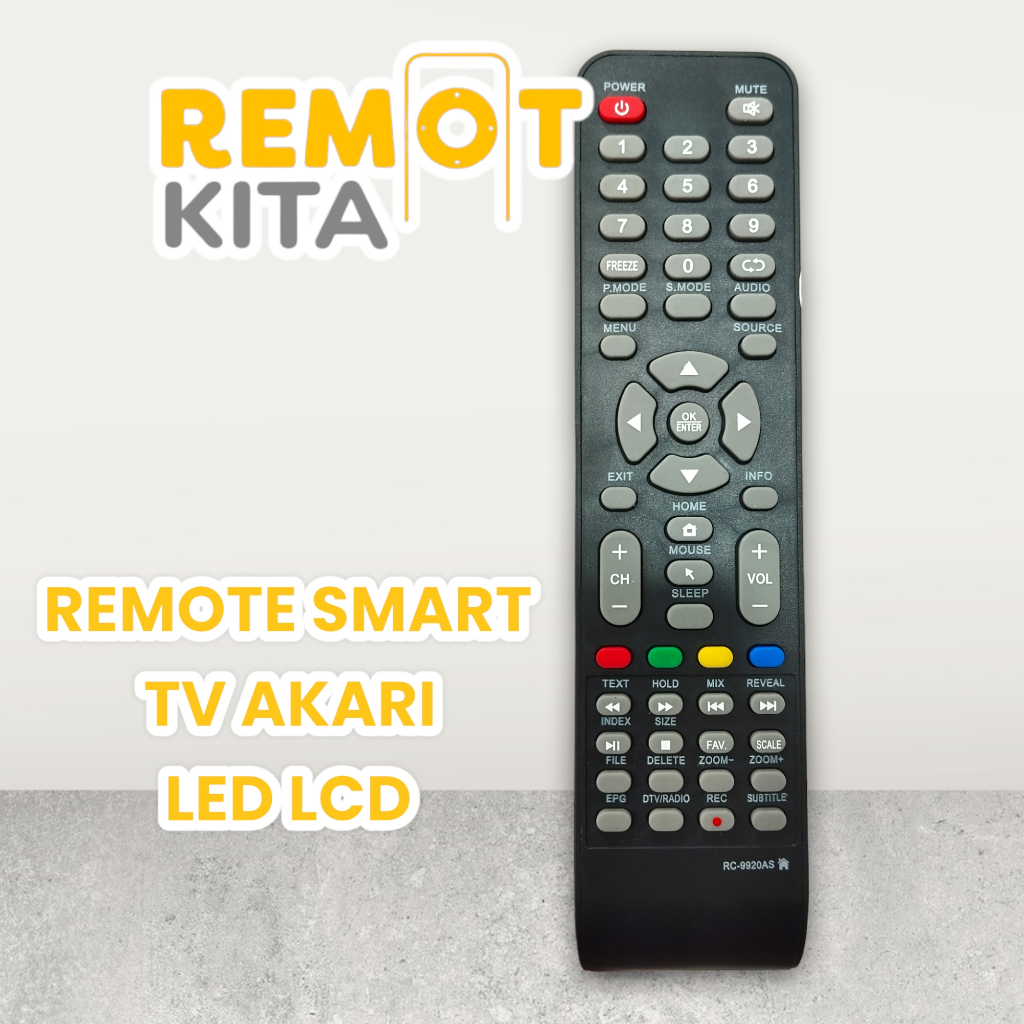 Jual REMOTE / REMOT SMART TV AKARI LED LCD | Shopee Indonesia