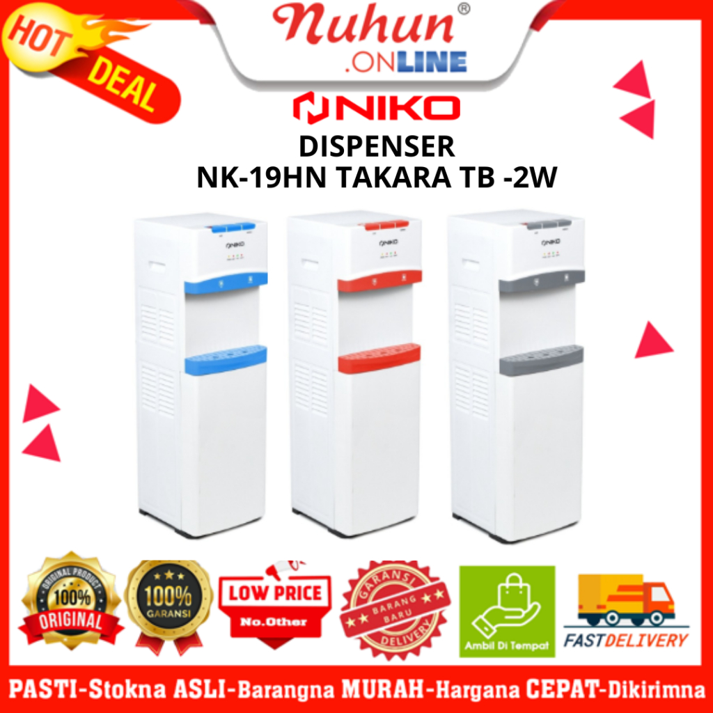 Jual Dispenser Galon Bawah Niko NK-19HN Takara TB2W | Shopee Indonesia
