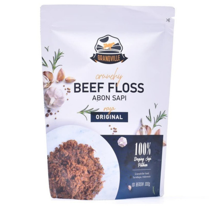 Jual Grandville Beef Floss Abon Sapi 100gr | Shopee Indonesia