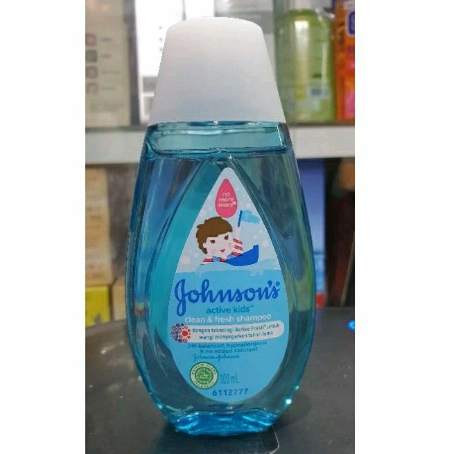 Jual johnsons active kids clean&fresh shampoo (biru)100ml | Shopee ...