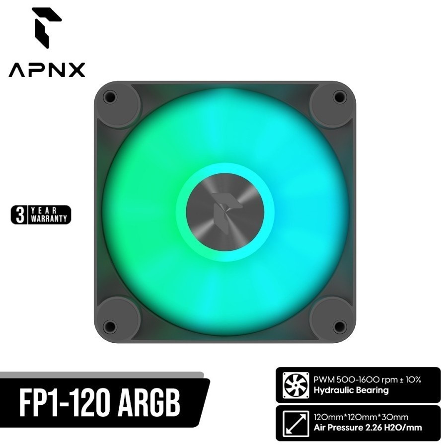 Jual Fan Casing APNX FP1 120mm PWM ARGB FAN 12CM | Shopee Indonesia
