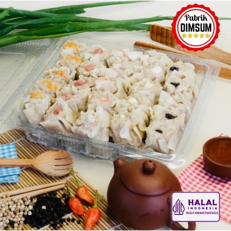 Jual Ay00! Flamboyan Dimsum Halal Isi 50 Ekonomis Frozen | Shopee Indonesia