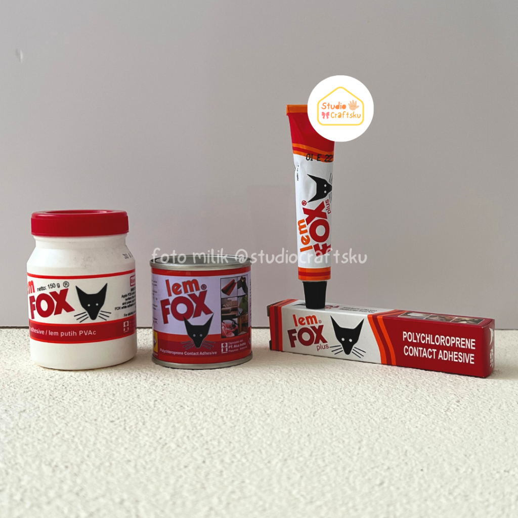 Jual Lem Fox | Lem Fox Putih Lem Fox Kuning Kaleng Lem Fox Plus ...