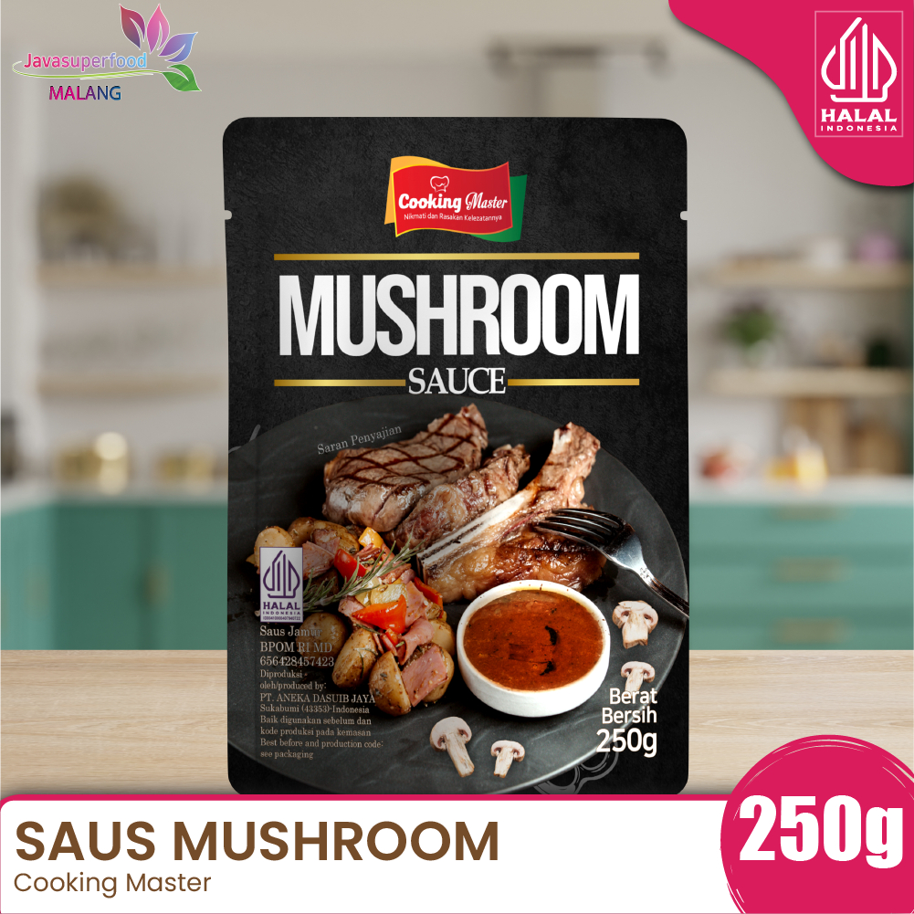 Jual Cooking Master - Saus Jamur / Mushroom Sauce Saus Jamur Mushroom ...