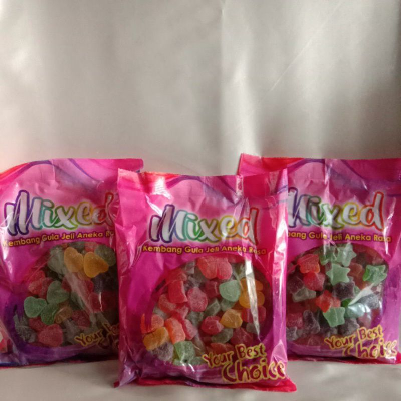 Jual permen jelly warna warni jelly mixed fruit 1 kg malaysia MPD ...