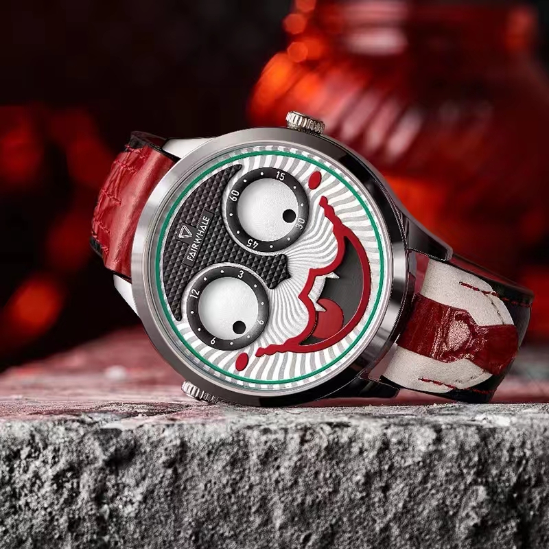 Jual Clown Men Watches Luxury Famous Top Brand Men's Fashion Casual ...