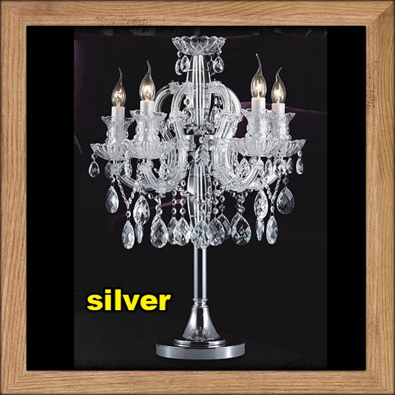 Jual lampu meja nakas cermin kaca rias premium full crystal original classic modern elegan ...