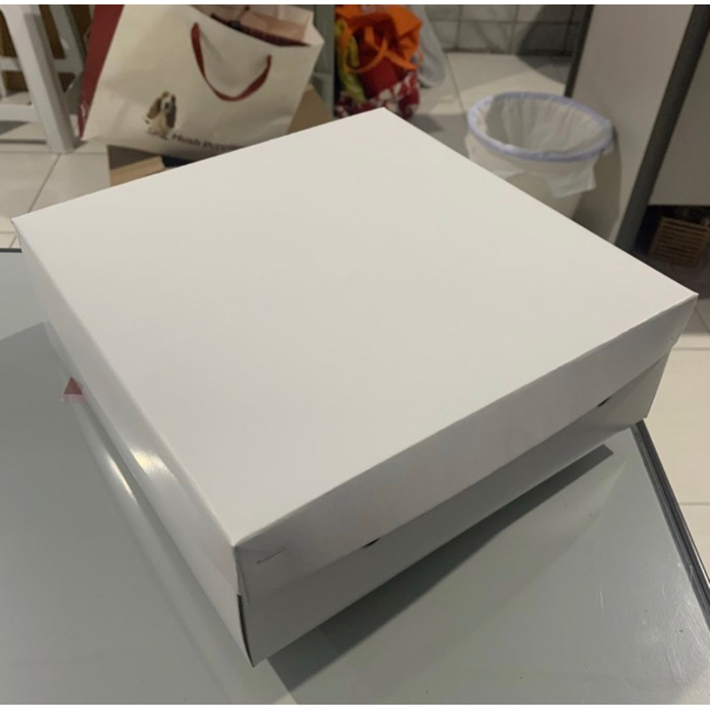 Jual Dus Kue Roti Tart 28 x 28 x 10 Coated Tebal Kardus Snack Roti ...