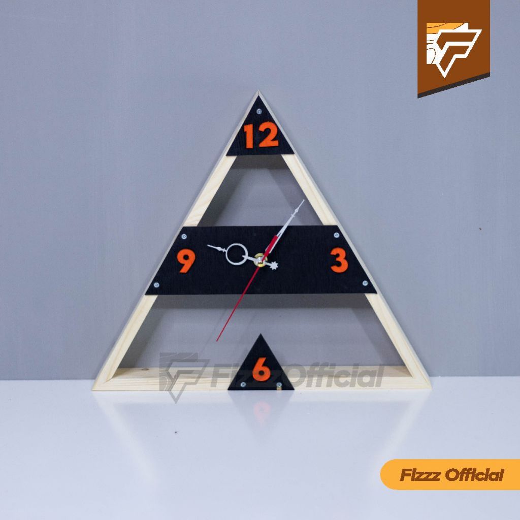 Jual Jam Duduk Tempel Kayu Jati Belanda Estetik dengan Detikan Jarum ...