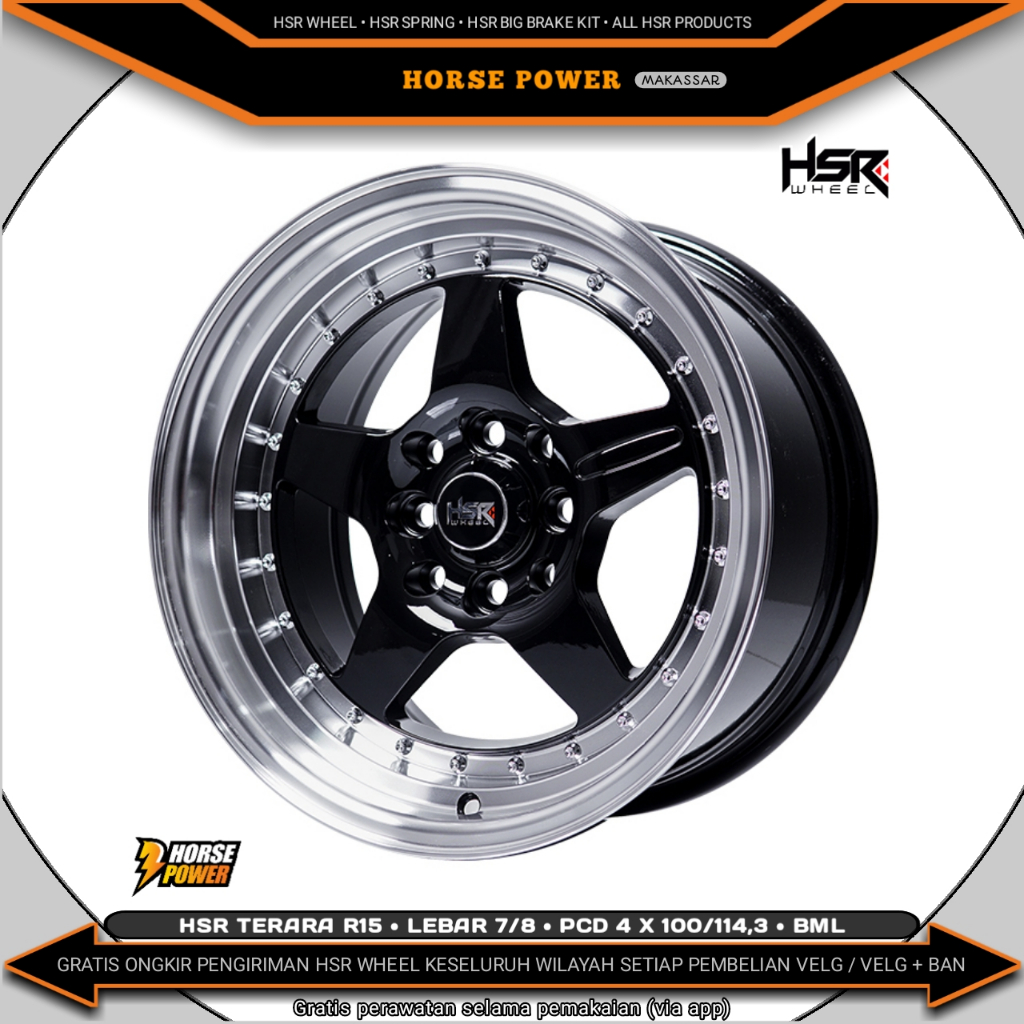 Jual Velg R15 Lebar Belakang • Mobil 4 Baut Roda • Pcd 4 x 100/114,3 • Hsr Terara | Shopee Indonesia