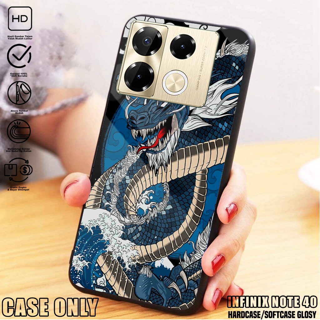 Jual Case INFINIX NOTE 40 - Casing INFINIX NOTE 40 [DRGN ] Silikon ...