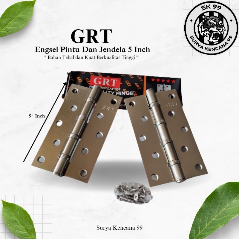 Jual Engsel 5 inch Engsel Bearing Pintu GRT | Shopee Indonesia