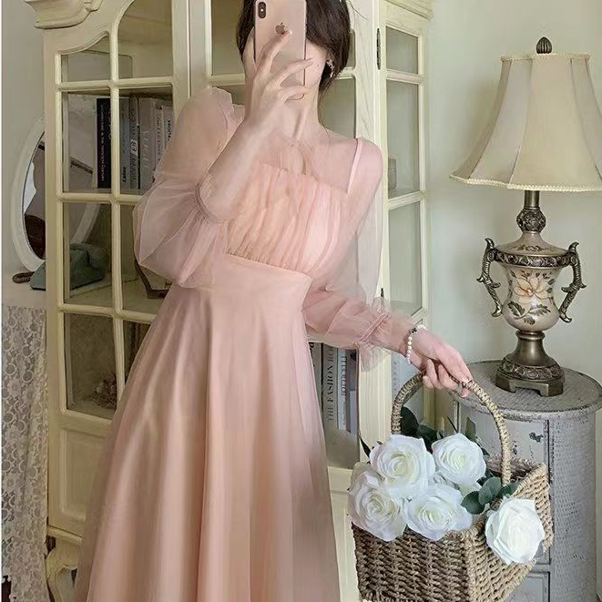 Jual musim panas baru Perancis fashion peri rok gaun jala gaun rok peri ...