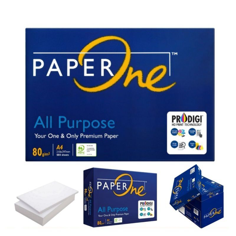 Jual Kertas HVS A4 80 Gram Paper One 100 Lembar | Shopee Indonesia